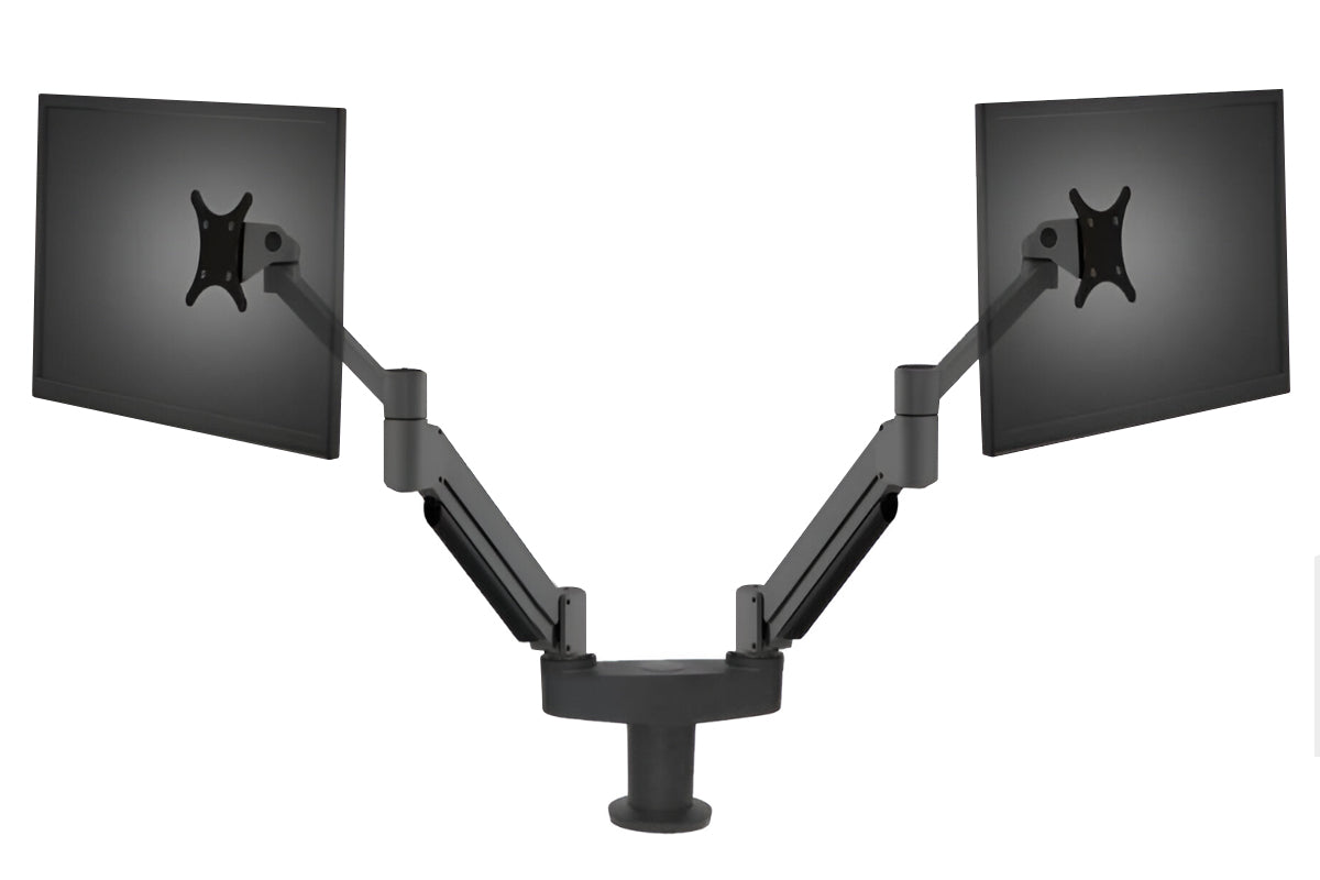 Uplifting Recycled 7045 Dual Monitor Arm Kit | Uplifting Solutions