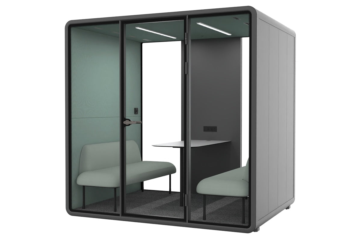Uplifting Nest 4 Person Meeting Booth [Echo Panel With Fabric ...